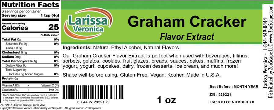 ZooScape! Food - Graham Cracker Flavor: Graham Cracker Flavor Extract ...